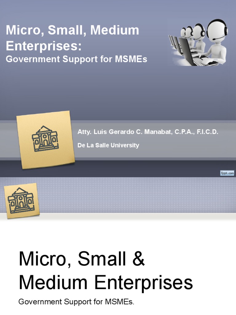 Government Support for Philippine MSMEs | PDF