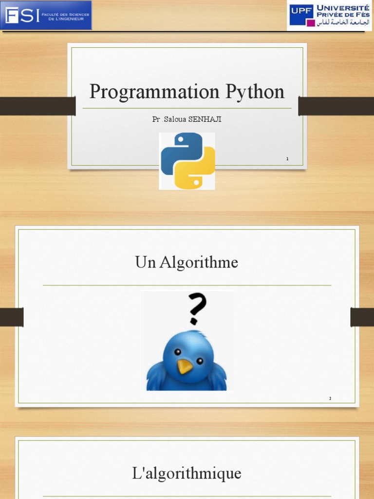 Python Cours (Enregistrement Automatique) | PDF | Variable (informatique) | Python (Langage de ...