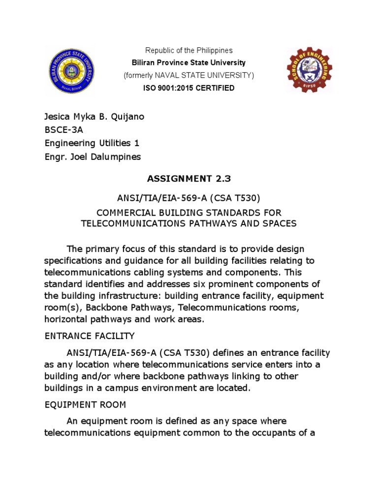 Engineering Utilities 1 | PDF | Electricity | Building Engineering