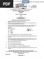 CSEC Physics June 2023 P1 | PDF