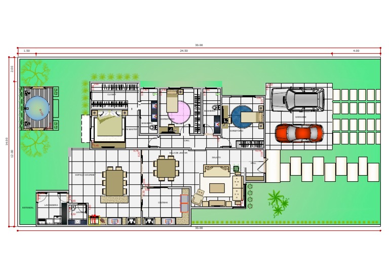 Modelo de Prancha Planta - Layout | PDF