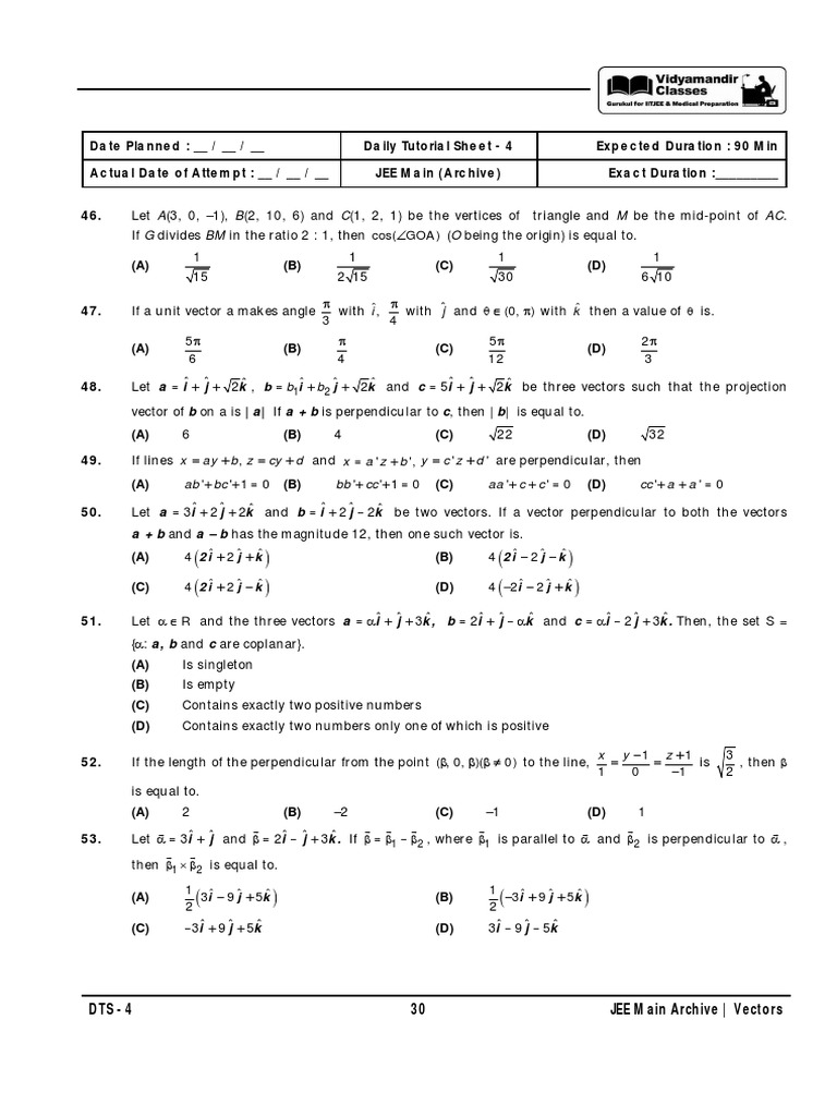 Vectors Main (Archive) DTS-4 | PDF Vectors Main (Archive) DTS-4 | PDF