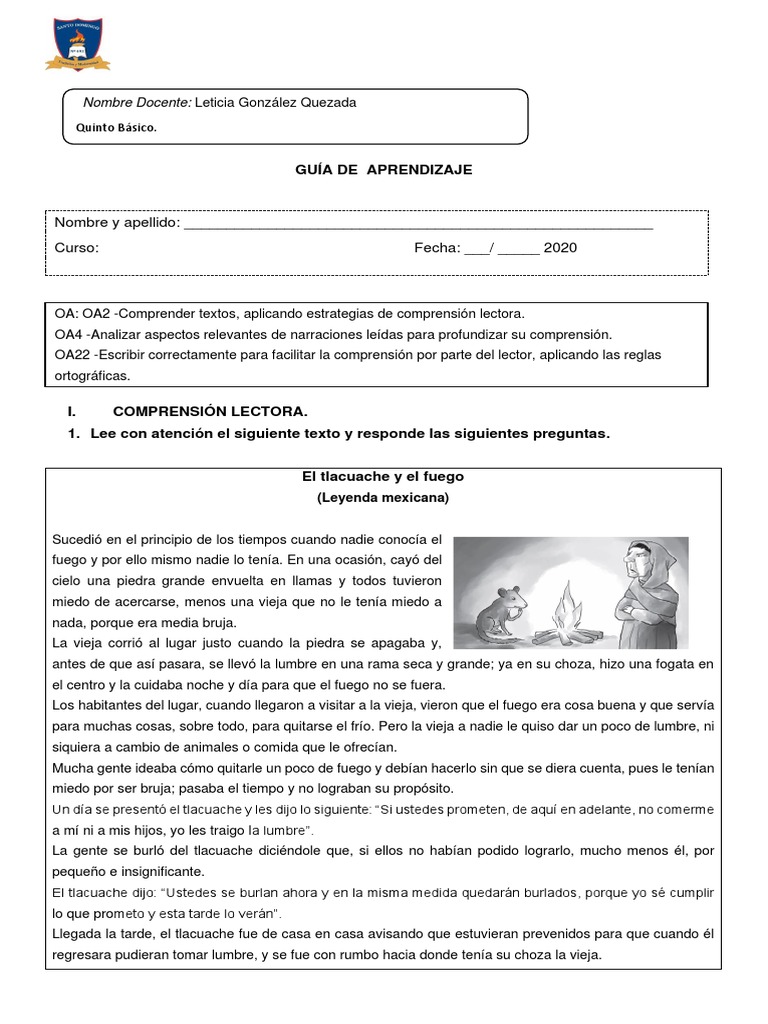 Guía de Aprendizaje N°1 | PDF | Ciencias sociales