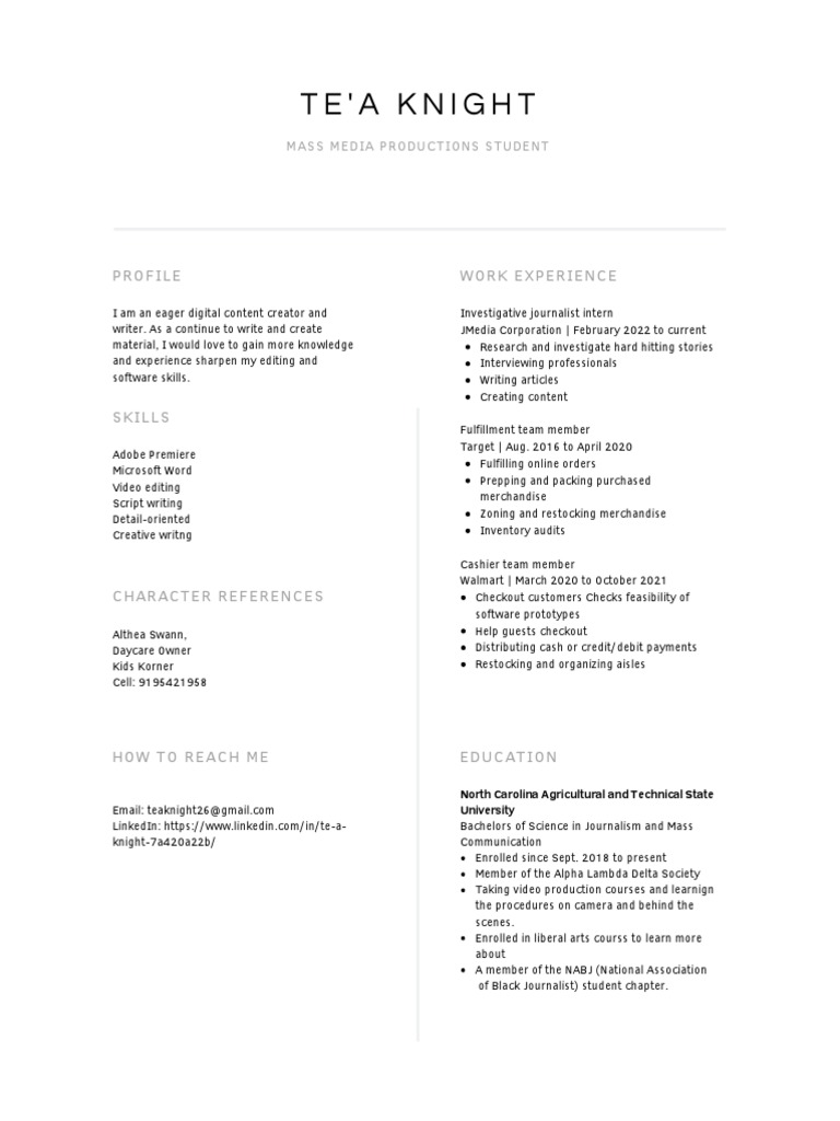 TK Resume | PDF | Point Of Sale | Computing