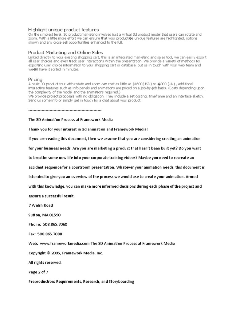 Highlight Unique Product Features | PDF | 3 D Computer Graphics | Animation