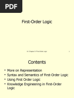 First Order Logic: Artificial Intelligence COSC-3112 Ms. Humaira Anwer | PDF | First Order Logic ...