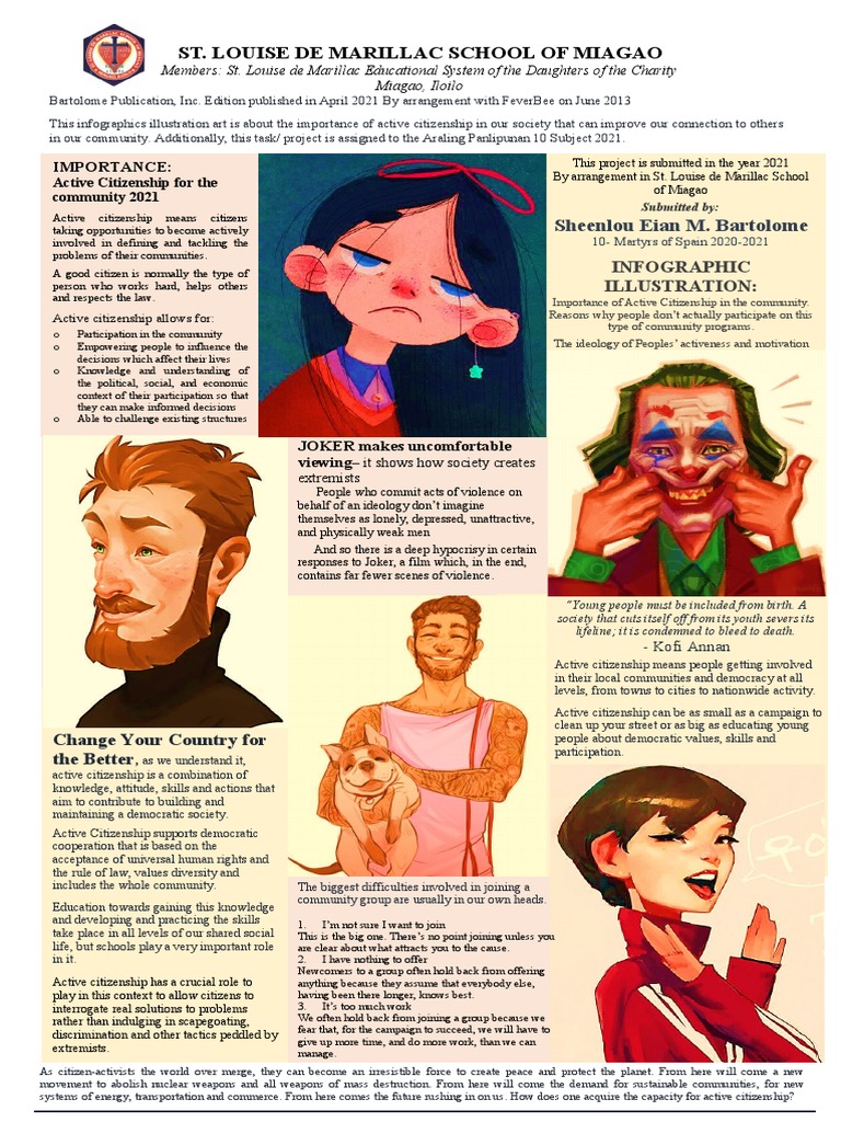 Active Citizenship Infographics | PDF | Democracy | Political Ideologies