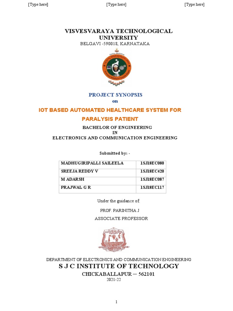 Proposed IOT Based Automated Healthcare System for Paralysis Patient ...