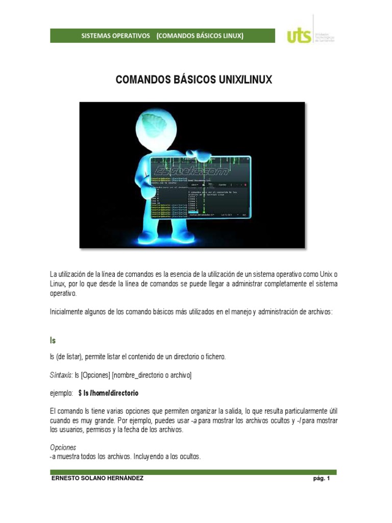 Comandos Básicos de Linux para Principiantes | PDF | Archivo de ...