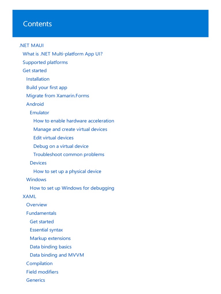 Maui Docs | PDF | Hyper V | Android (Operating System)