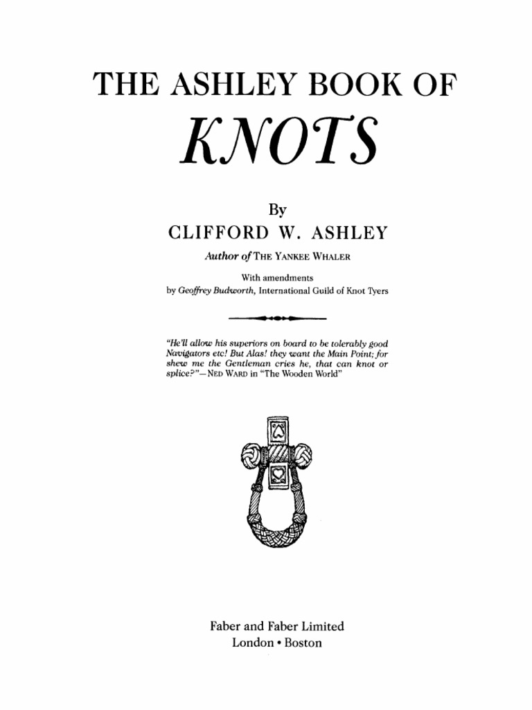 The Ashley Book of Knots Archive Org | PDF