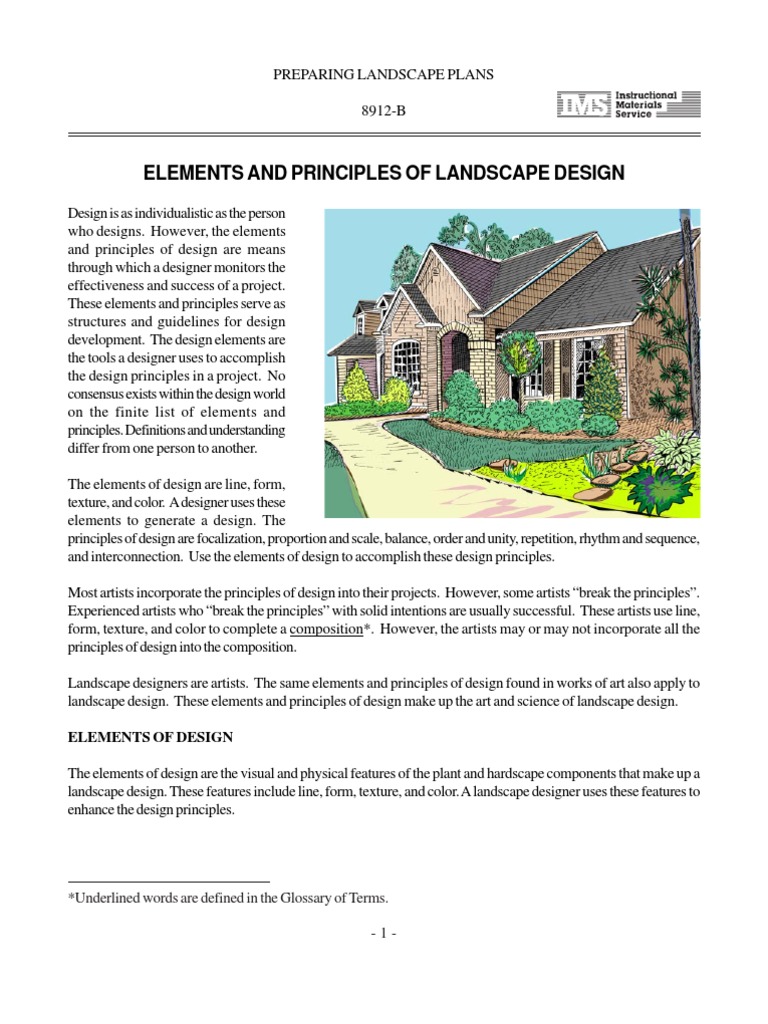 Principles of Landscape Design Explained | PDF