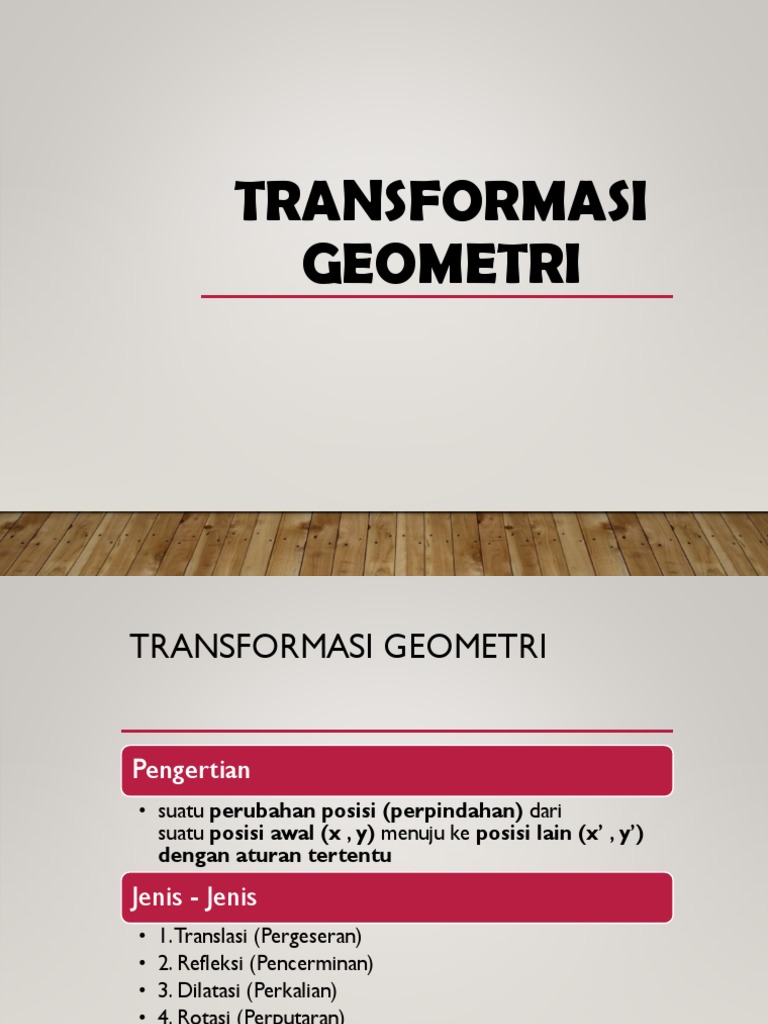TRANSFORMASI | PDF