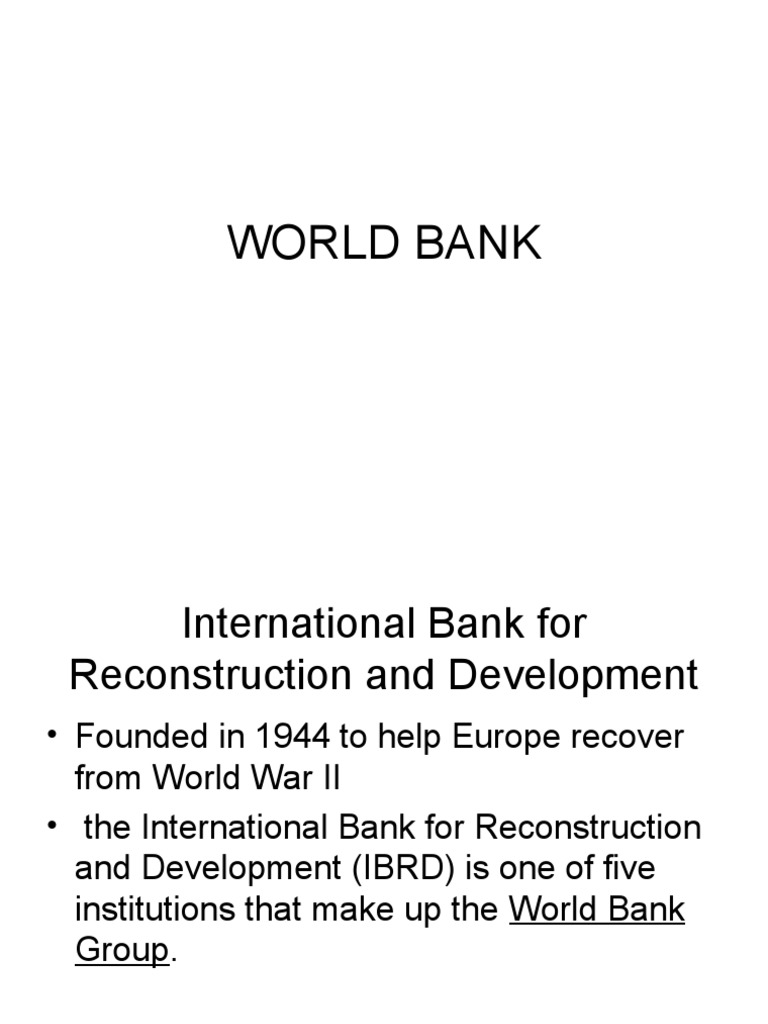 10.world Bank | PDF | International Development Association | World Bank
