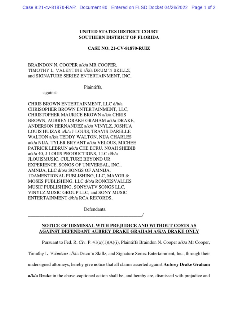 Cooper v. Chris Brown Entertainment | Download Free PDF | Common Law ...