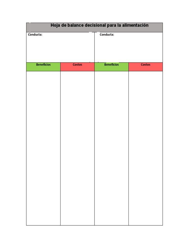 Balance Decisional | PDF