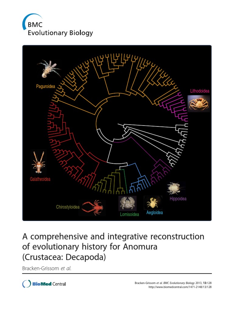 A Comprehensive and Integrative Reconstruction of Evolutionary History ...