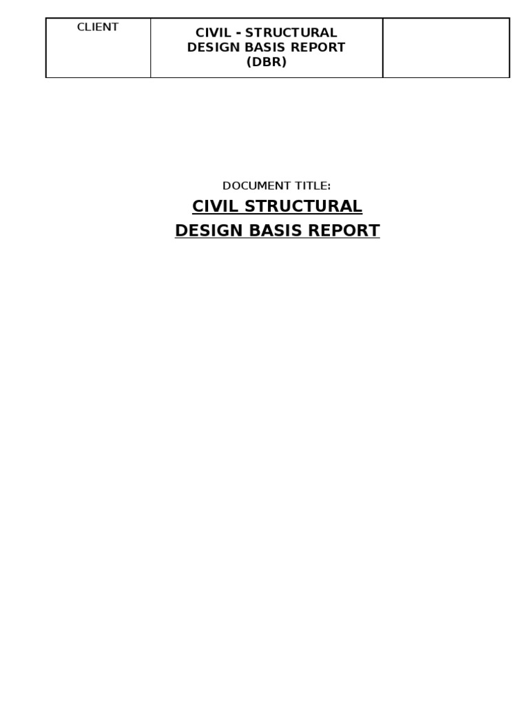 Civil - Structural DBR | PDF | Concrete | Screw