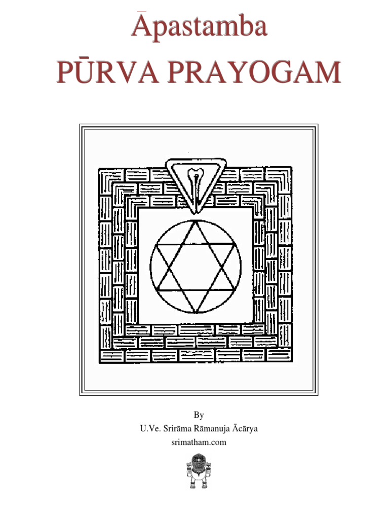 Apastampa Poorva Prayogam | PDF | Hindu Mythology | Indian Religions