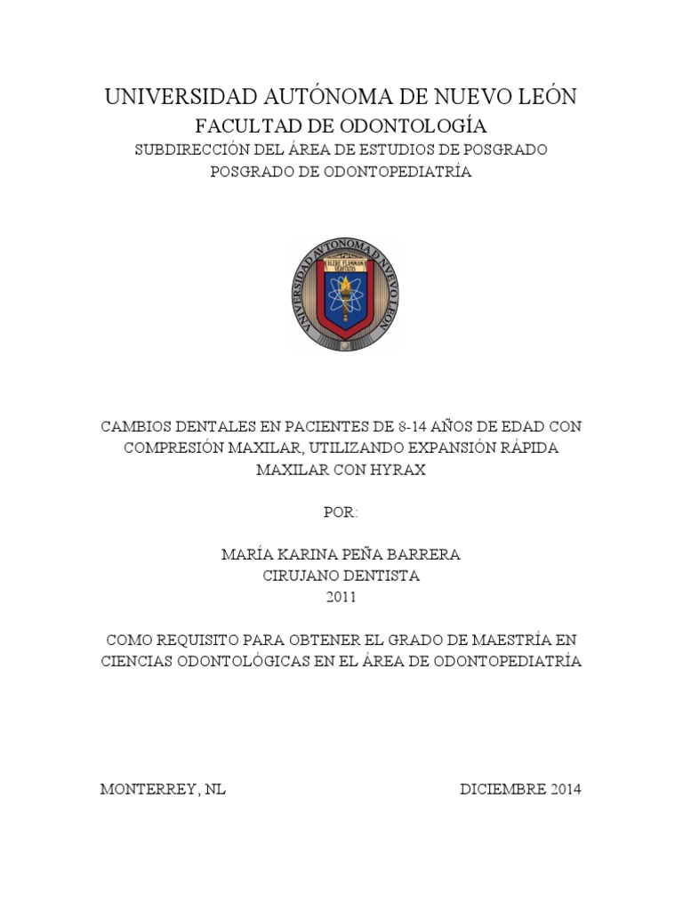 Hyrax | PDF | Ortodoncia | Diente