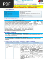 SESION APRENDIZAJE 6 Discriminacion, Estereotipo y Exclusion | PDF | Discriminación | Exclusión ...