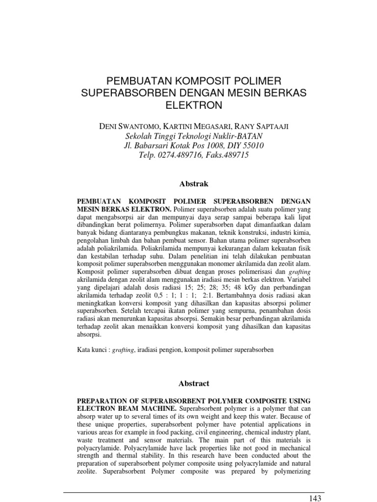 Pembuatan Komposit Polimer | PDF