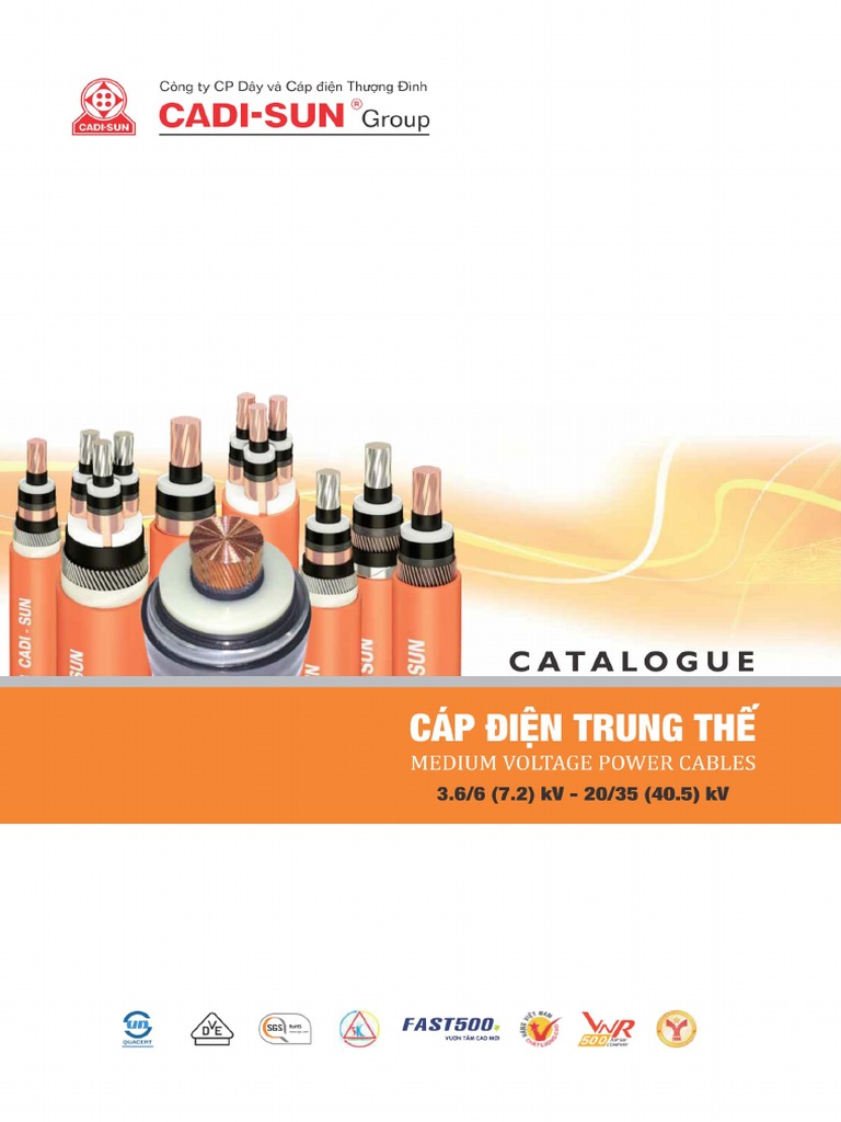 CADI-SUN Catalogue CÁP TRUNG THẾ | PDF