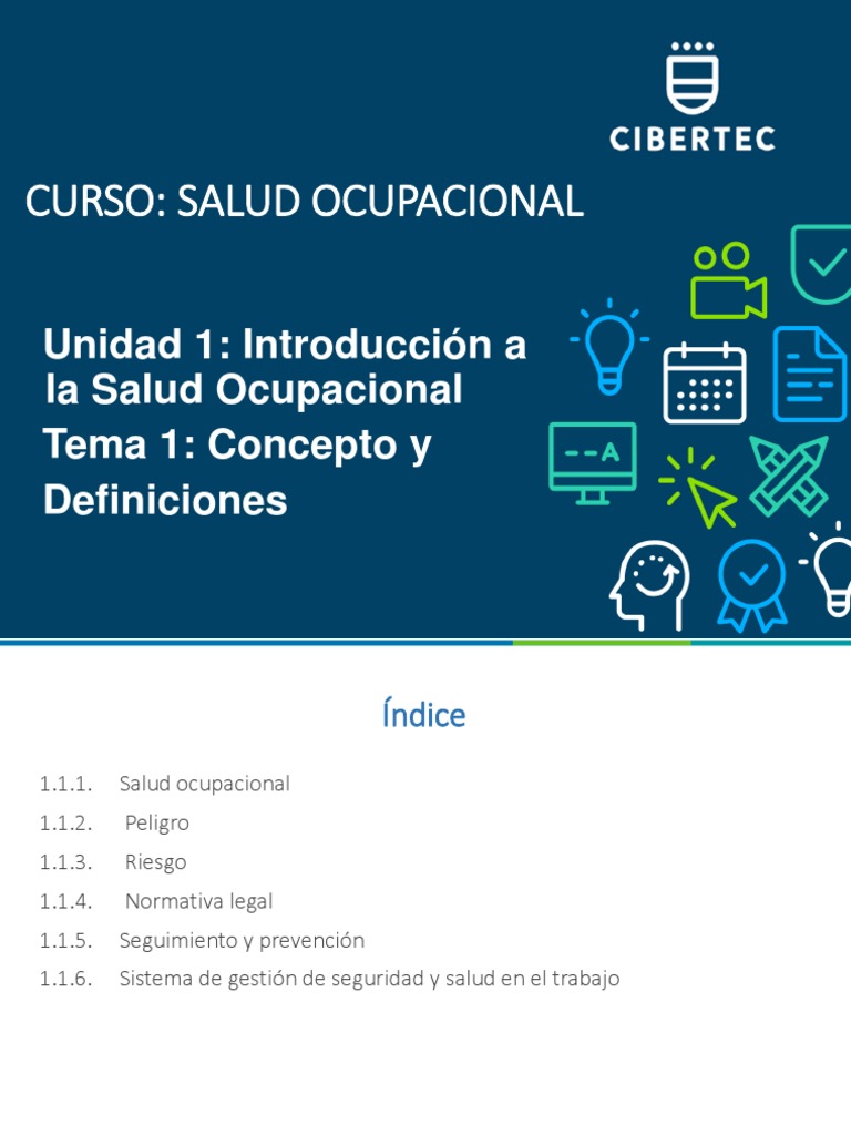 Tema 1.salud Ocupacional | PDF