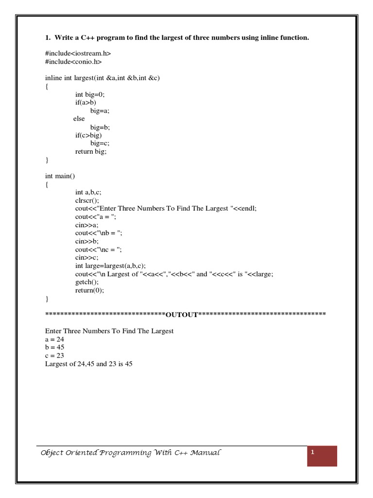 Lab Manual C | PDF | C++ | Subroutine