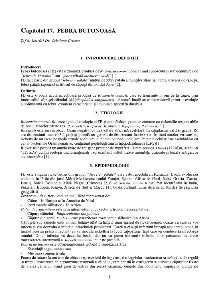 Febra Butonoasa | PDF