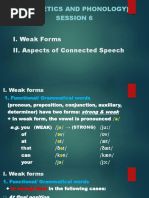 Connected Speech - Practice Exercises | PDF | Syllable | Tone (Linguistics)