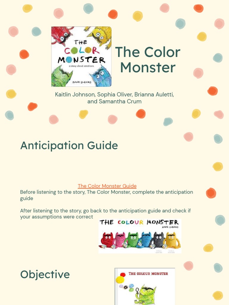 The Color Monster | PDF