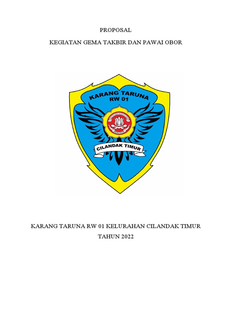 Proposal Takbir Keliling | PDF