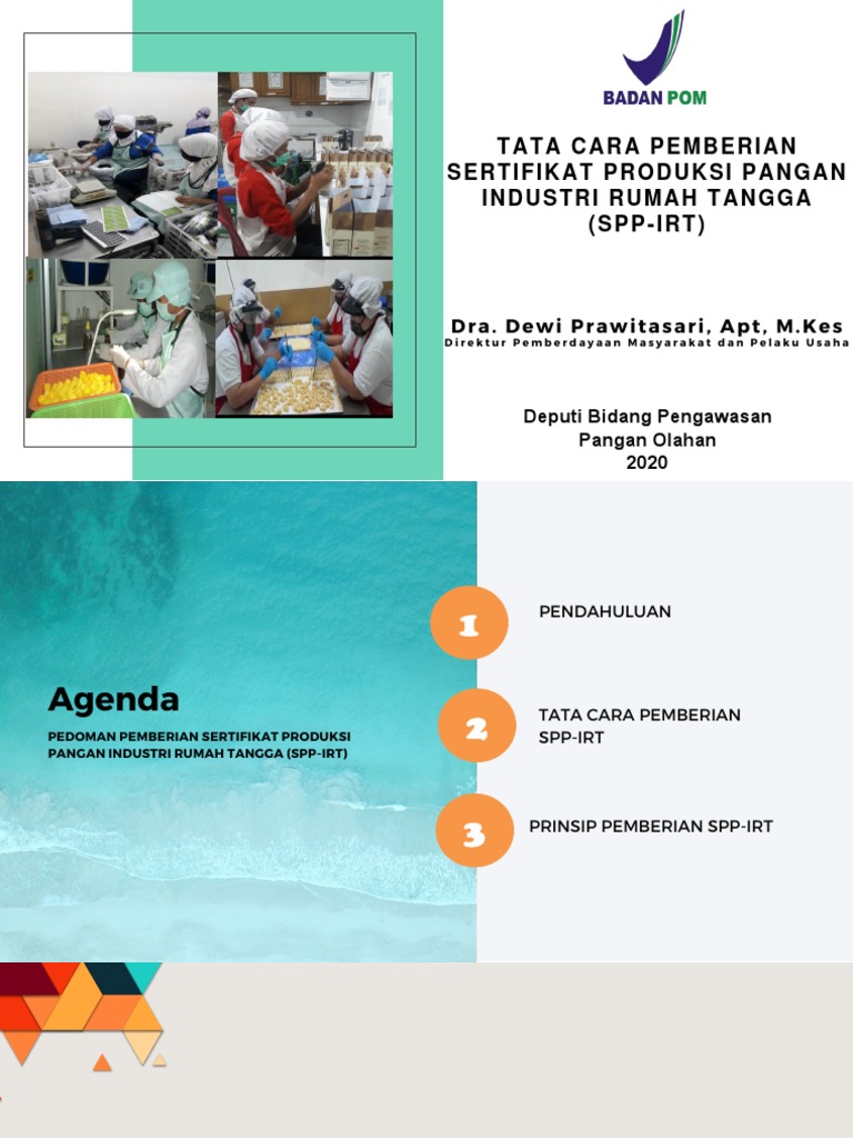 Panduan Sertifikasi Pangan IRT | PDF