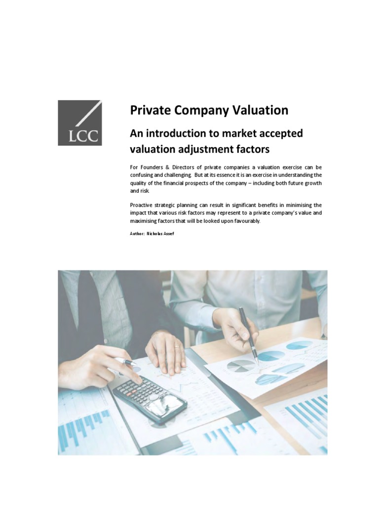 Private Company Valuation Overview | PDF | Career & Growth | Finance ...
