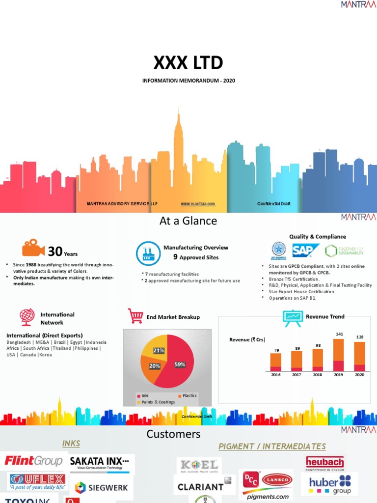 Sample Report | PDF | Mergers And Acquisitions | Business
