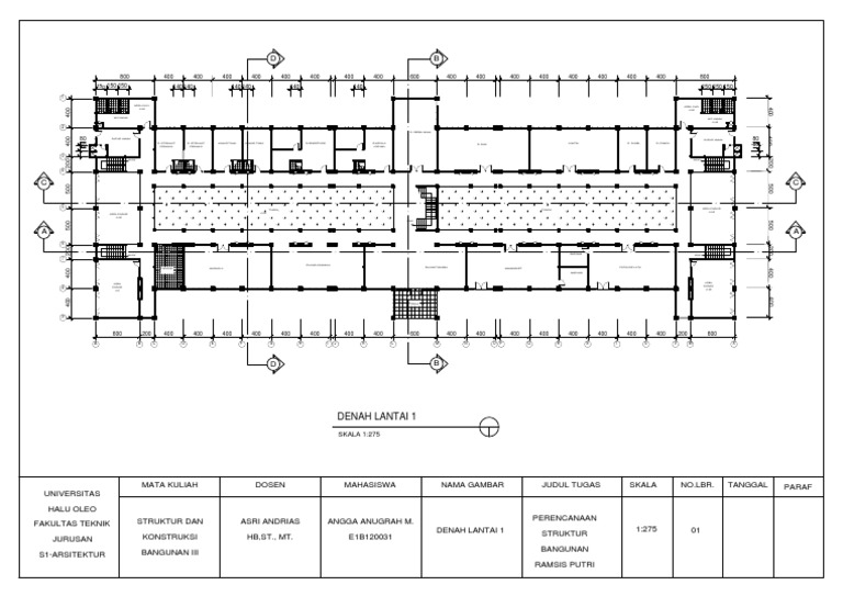 Denah LT 1 | PDF