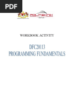 Workbook Activity 2 (Question) | PDF | Programming | Computer Program