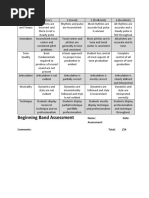 Transcription Rubric - Print View | PDF | Rhythm | Rubric (Academic)