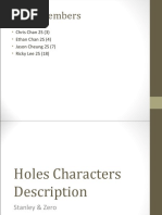 Holes - Character Traits | PDF