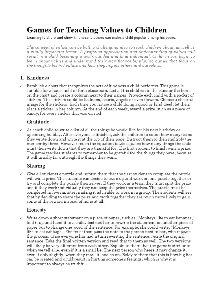 Moral Lesson Plan | PDF | Foods | Teachers