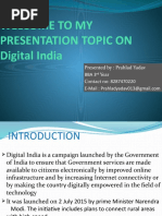 E Kranti Presentation | PDF