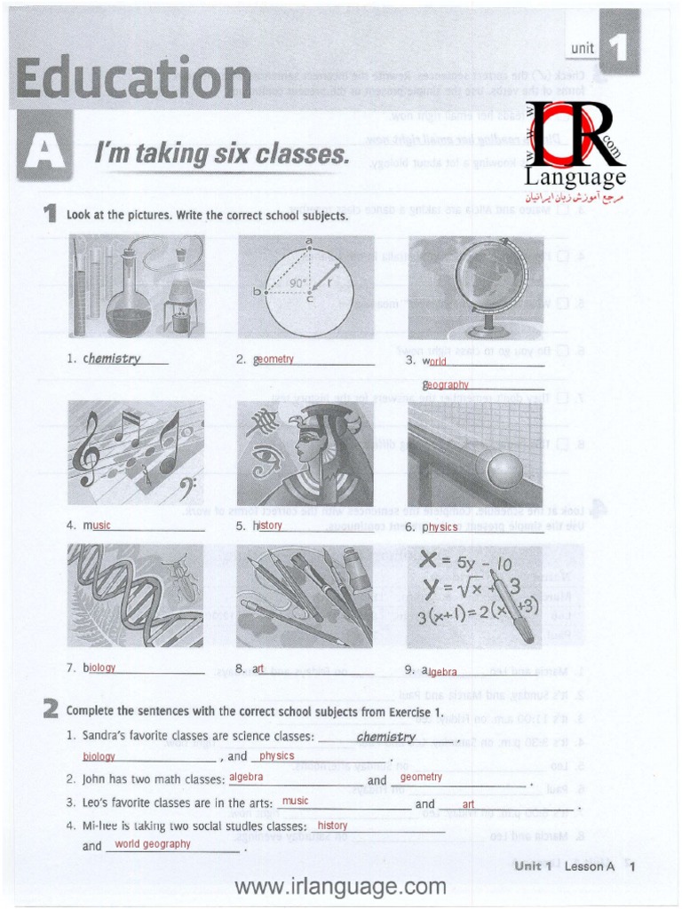 Four Cornor 3 Unit 1 - Lesson A | PDF