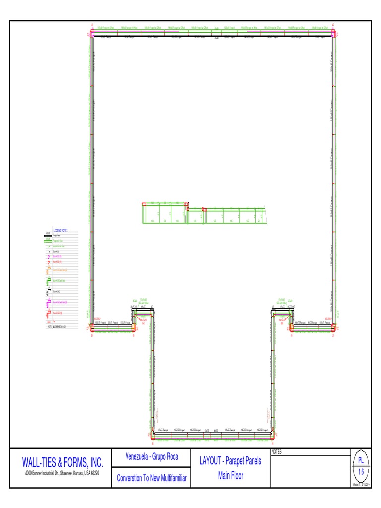 LAYOUT - NEW Multifamiliar - Parapet Panels-1.6 Antepechos Cubiert de Techo | PDF
