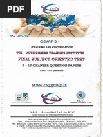 CSWIP 3.1 Complete Model Question Paper | PDF | Welding | Construction