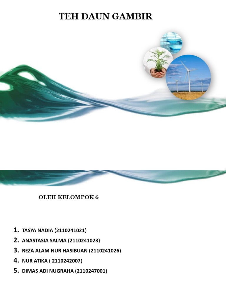 Teh Daun Gambir | PDF