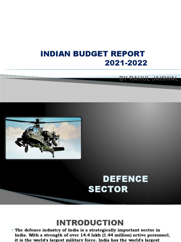 India Defence Budget 2021-22 Analysis | PDF | Economies | Military