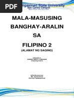 Banghay-Aralin (MAIKLING KWENTO) | PDF