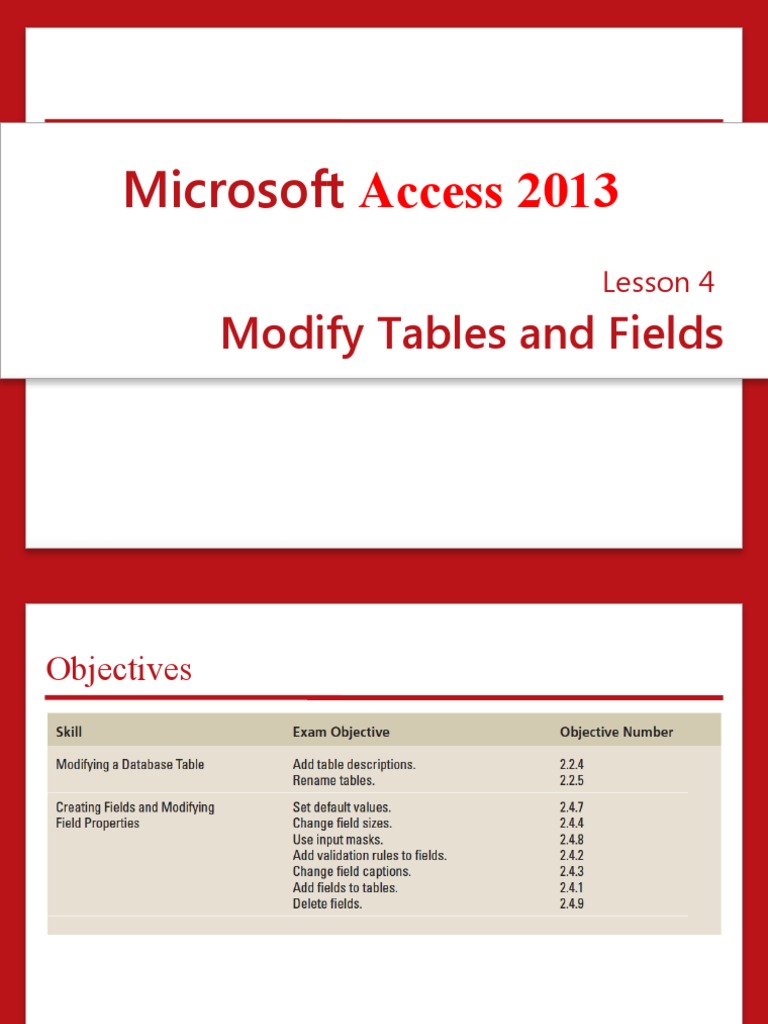 Microsoft: Access 2013 | PDF | Databases | Microsoft Access
