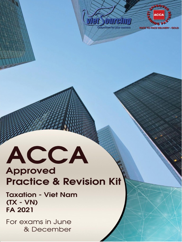 f6 Revision Kit Acca | PDF | Taxes | Taxpayer